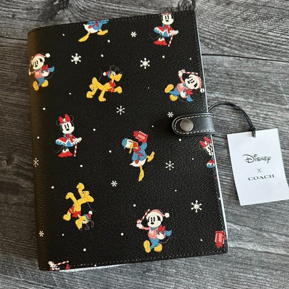 Coach | Accessories | Coach Disney X Coach Notebook With Holiday Print ...